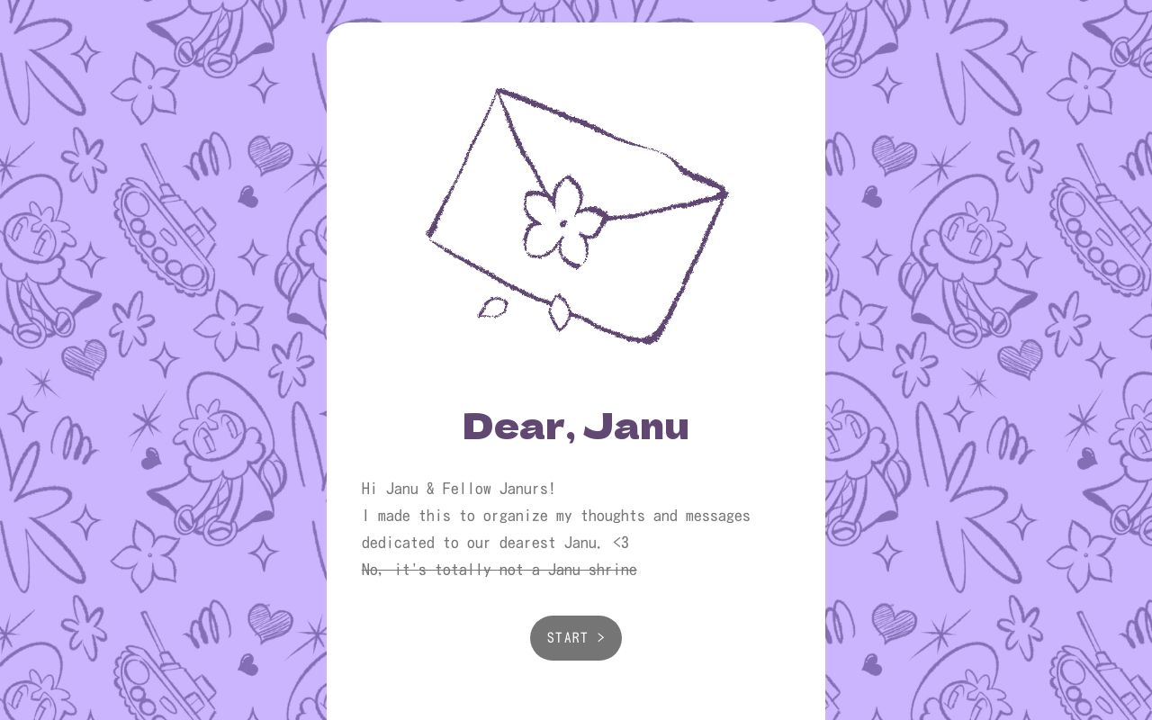 Dear Janu